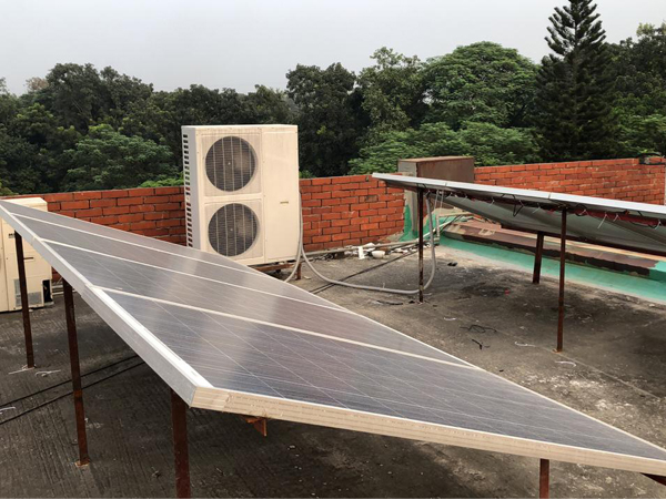 Cassette type ACDC On Grid Solar Air Conditioner Italled in Bangladesh ...